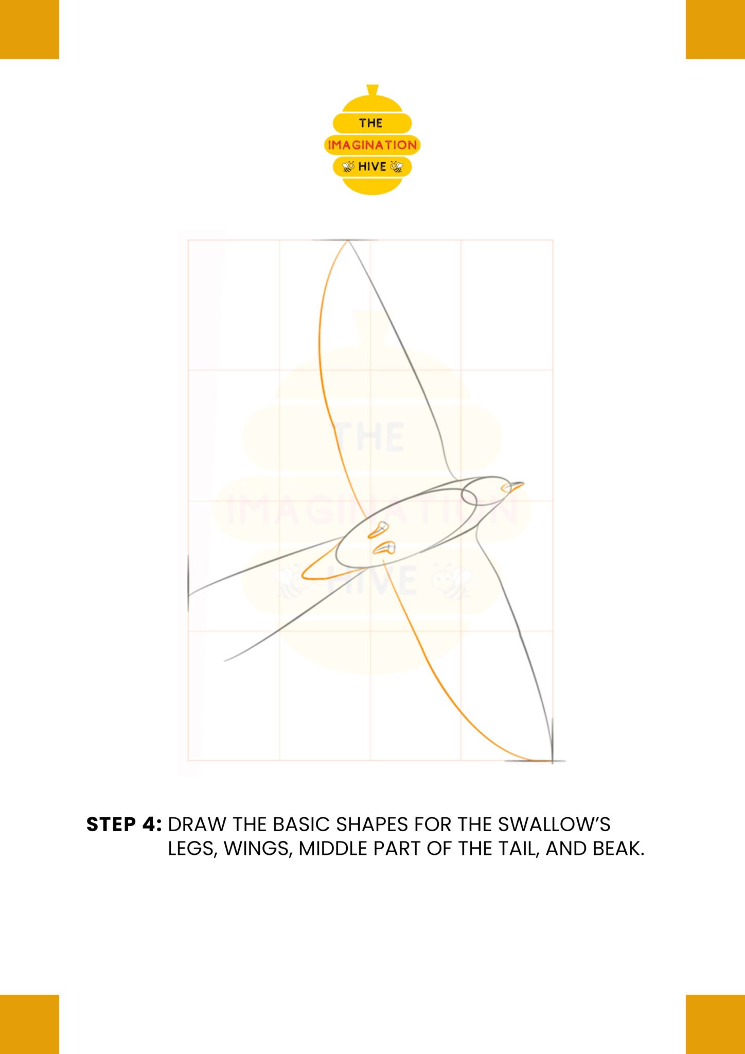 How To Draw Barn Swallow - The Imagination Hive