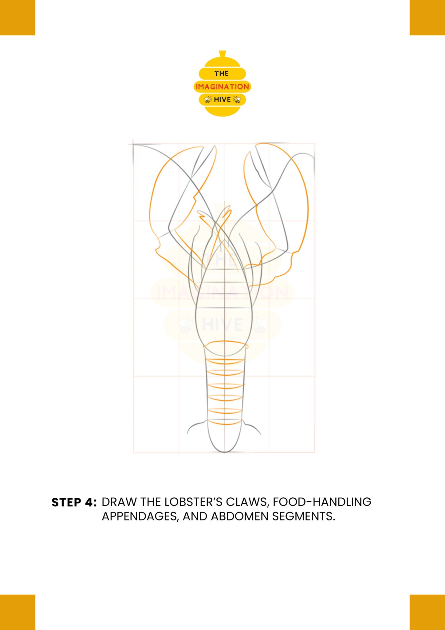 How to Draw a Lobster - The Imagination Hive