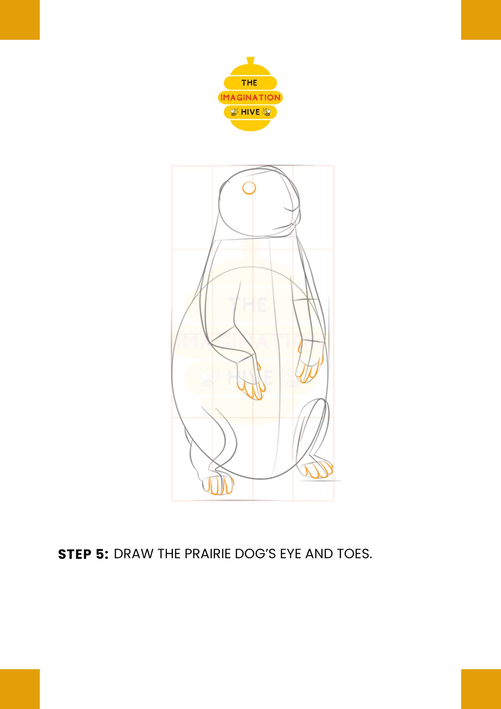 How to Draw a Prairie Dog - The Imagination Hive
