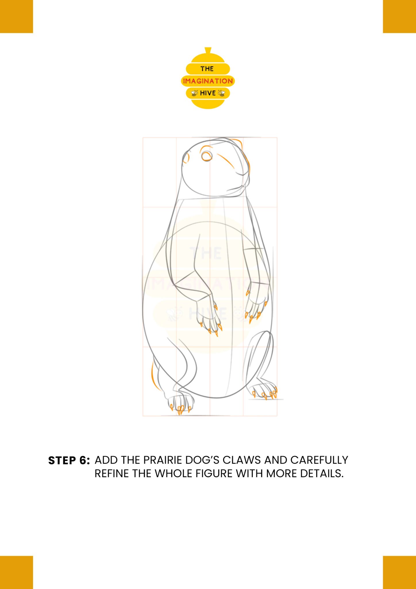How to Draw a Prairie Dog - The Imagination Hive