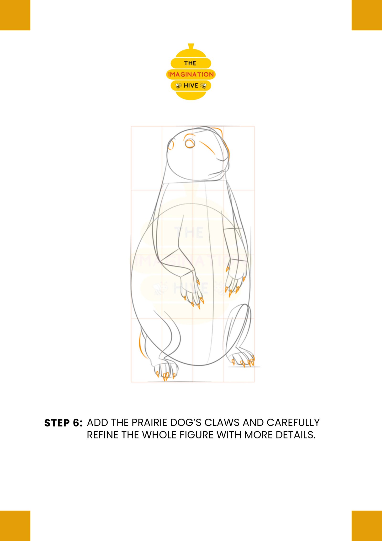How to Draw a Prairie Dog - The Imagination Hive