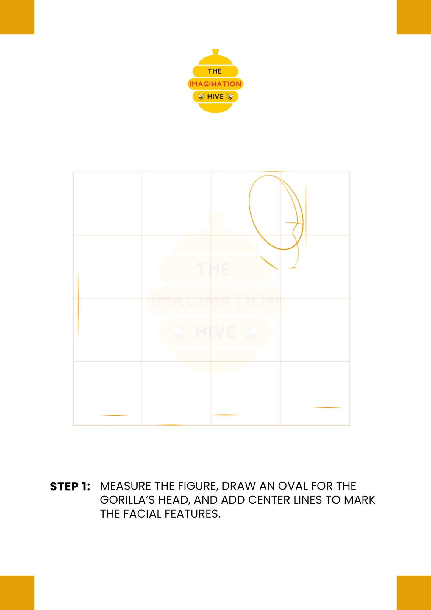 How to Draw a Gorilla Step by Step - The Imagination Hive