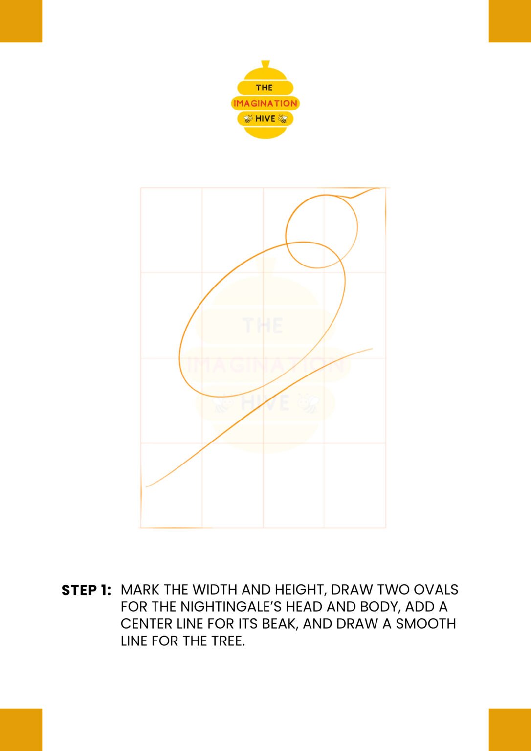 How to Draw a Nightingale — Step by Step - The Imagination Hive