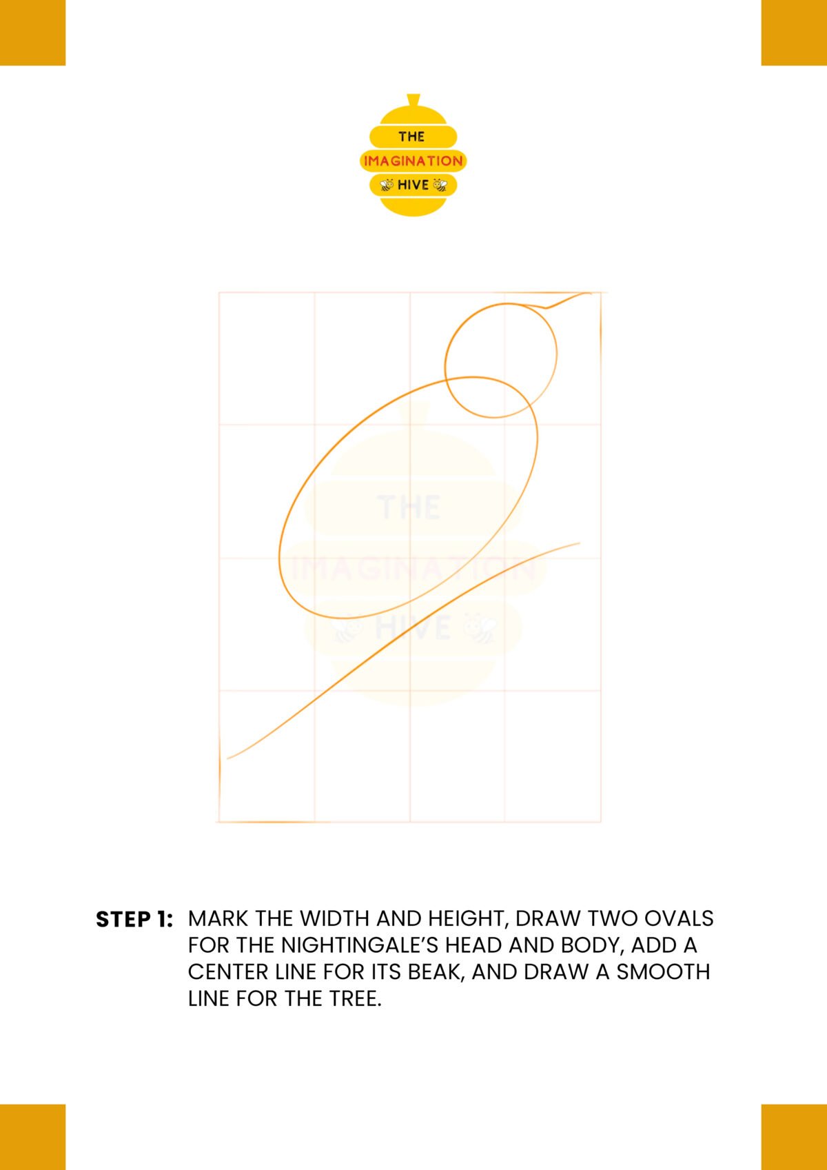 How to Draw a Nightingale — Step by Step - The Imagination Hive