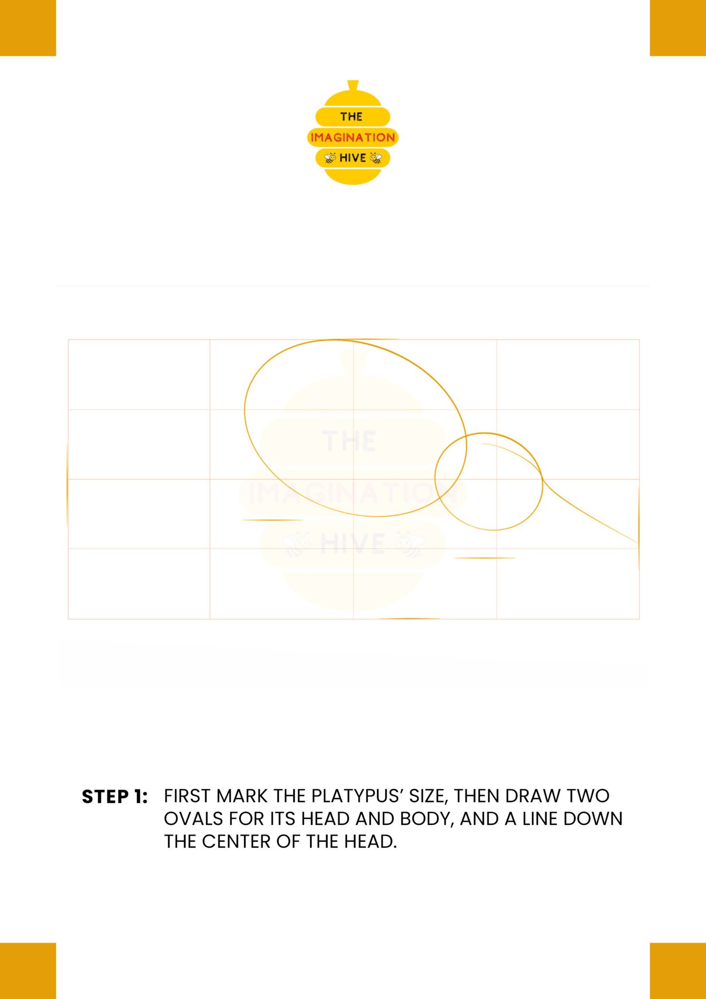 How to Draw a Platypus Step by Step - The Imagination Hive