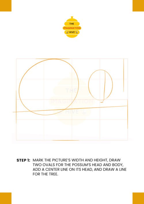 How to Draw a Possum Step by Step - The Imagination Hive