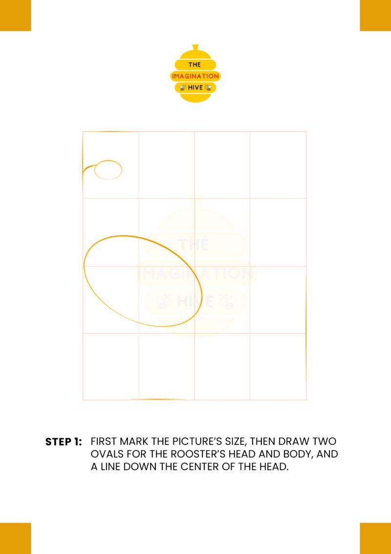 How to Draw a Rooster Step by Step - The Imagination Hive