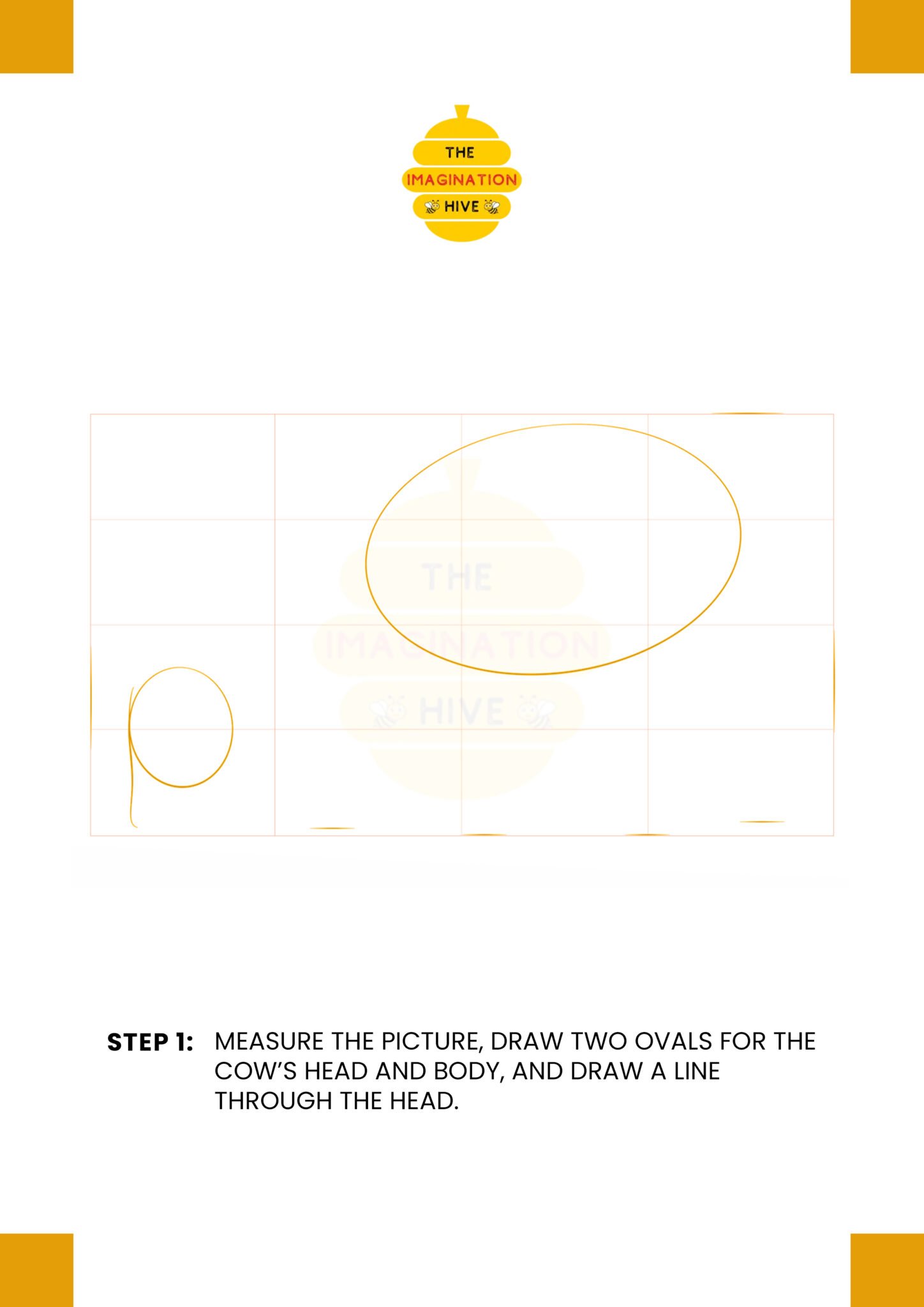 How to Draw a Cow — Step by Step - The Imagination Hive