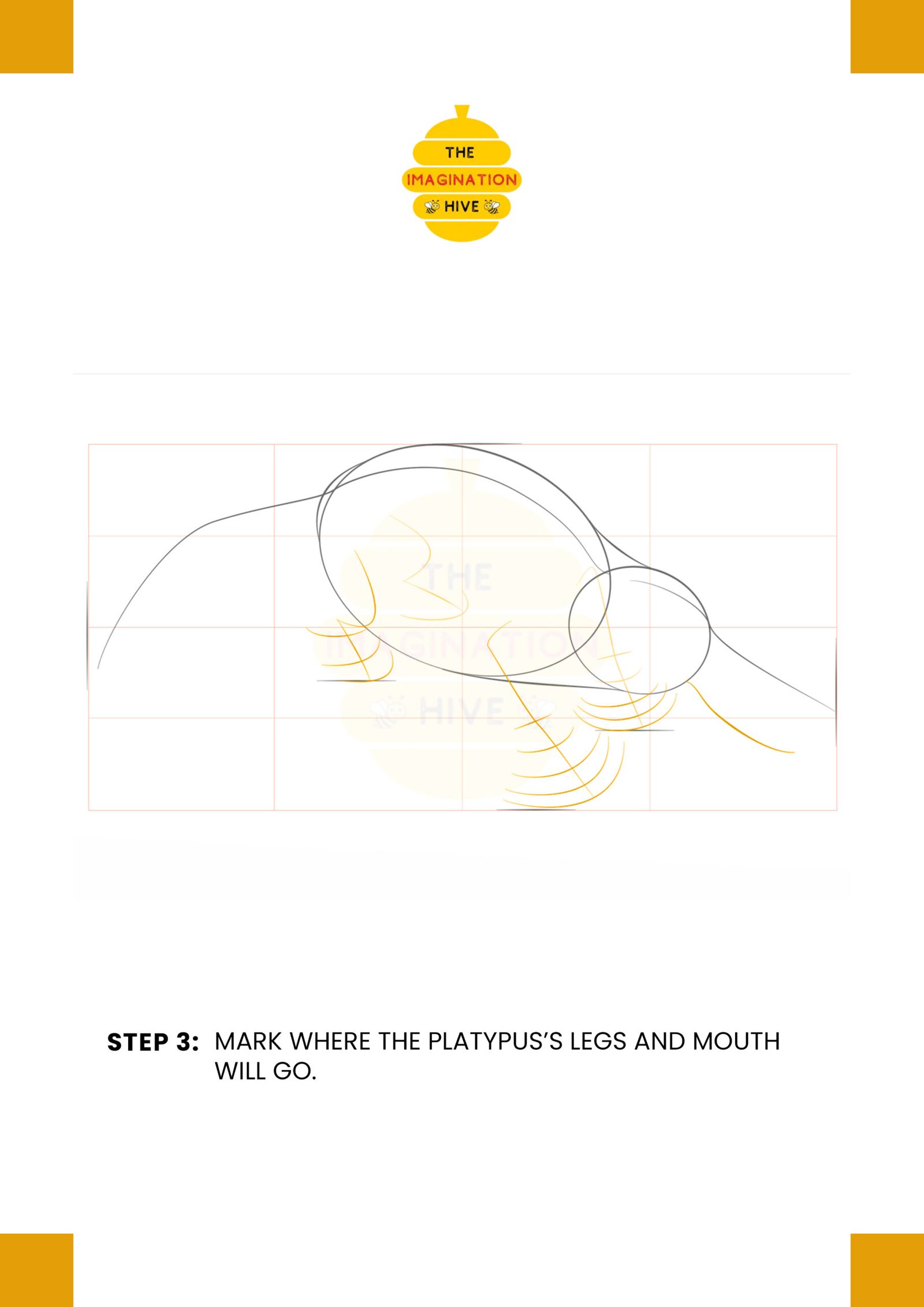 How to Draw a Platypus Step by Step - The Imagination Hive
