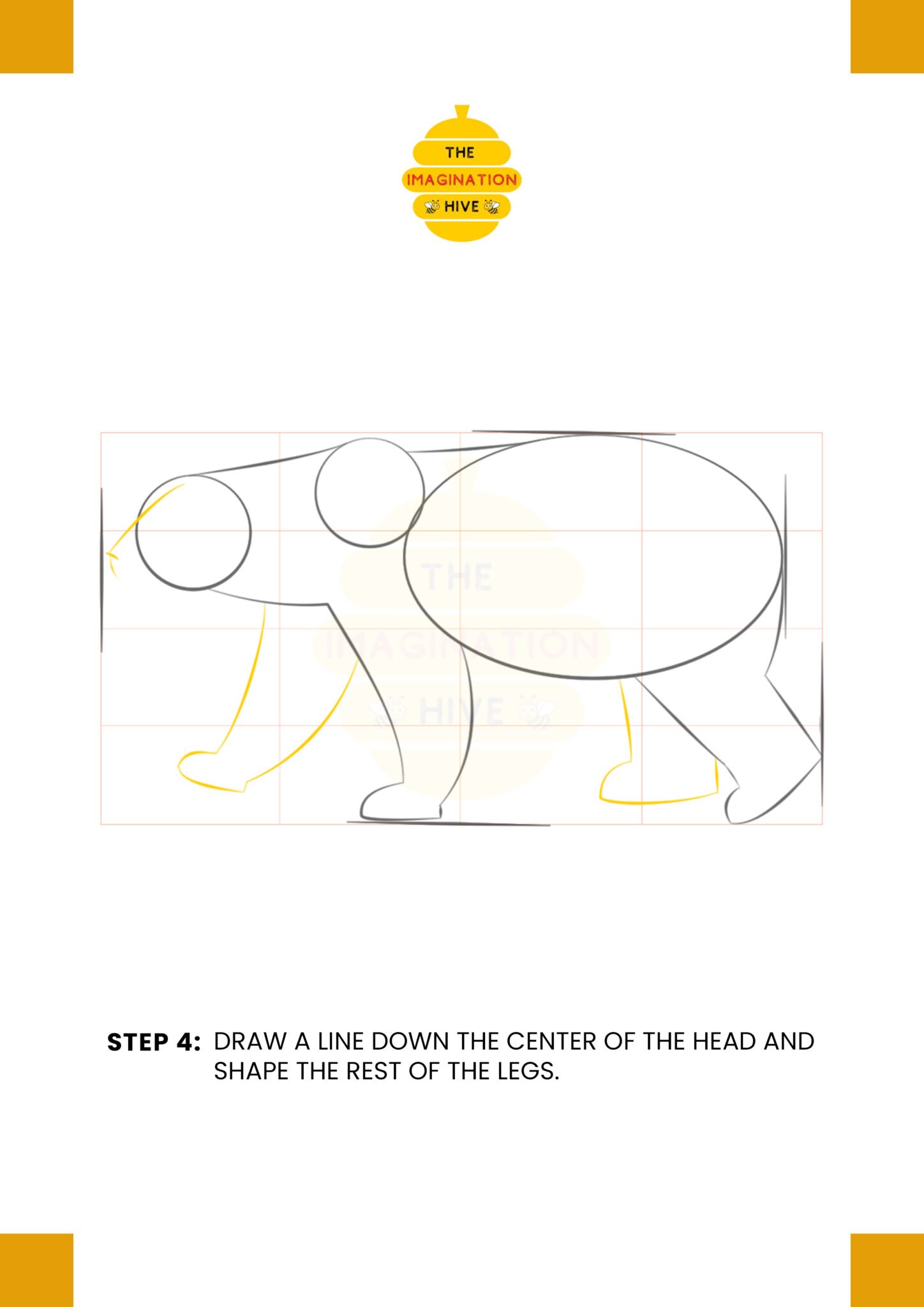 How to Draw a Polar Bear Step by Step - The Imagination Hive