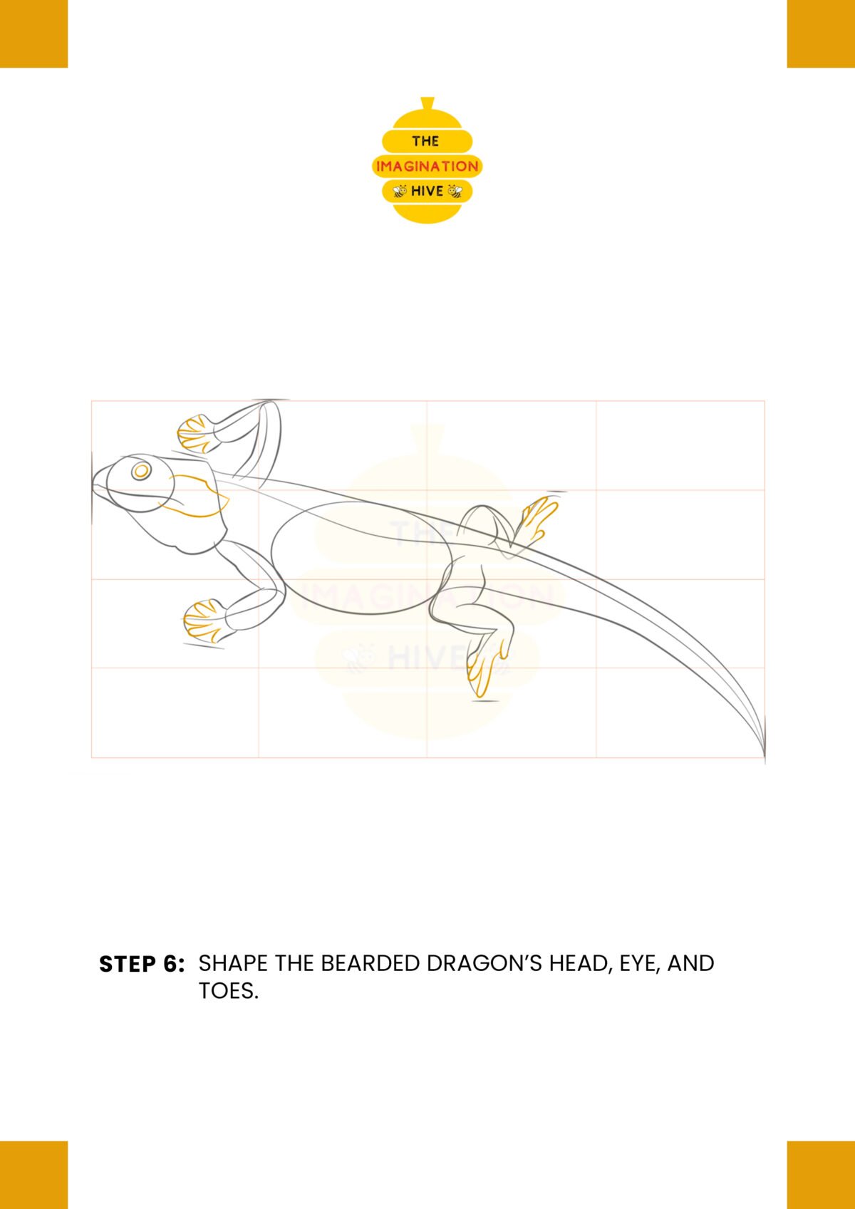 How to Draw a Bearded Dragon — Step by Step - The Imagination Hive