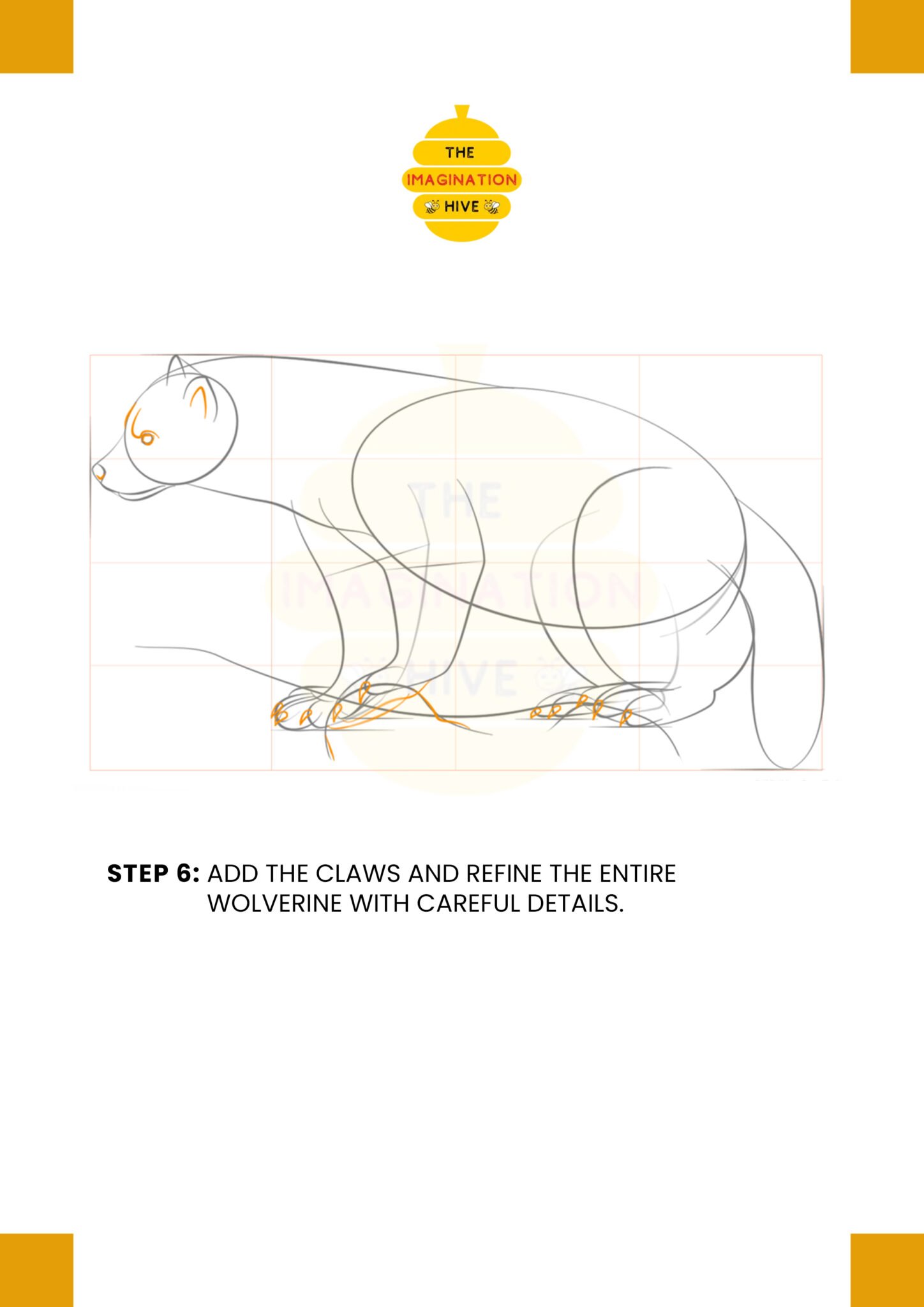 How to Draw a Wolverine – Step by Step - The Imagination Hive