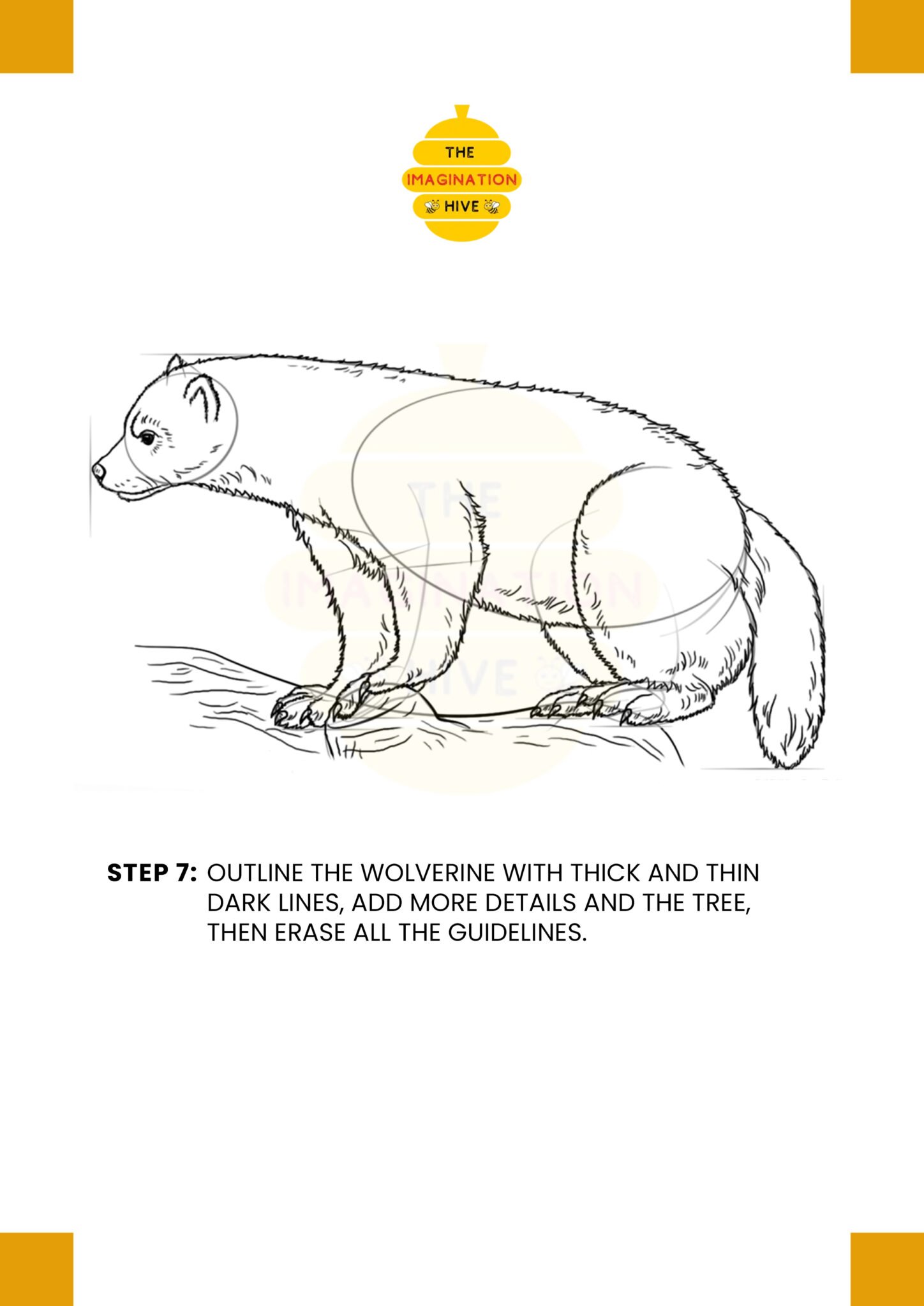 How to Draw a Wolverine – Step by Step - The Imagination Hive