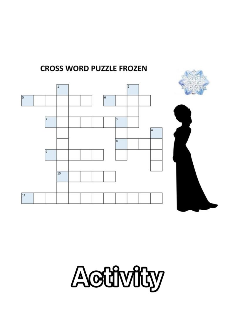 Frozen Elsa Connect the Dots Activity Coloring Page For Kids – Free ...