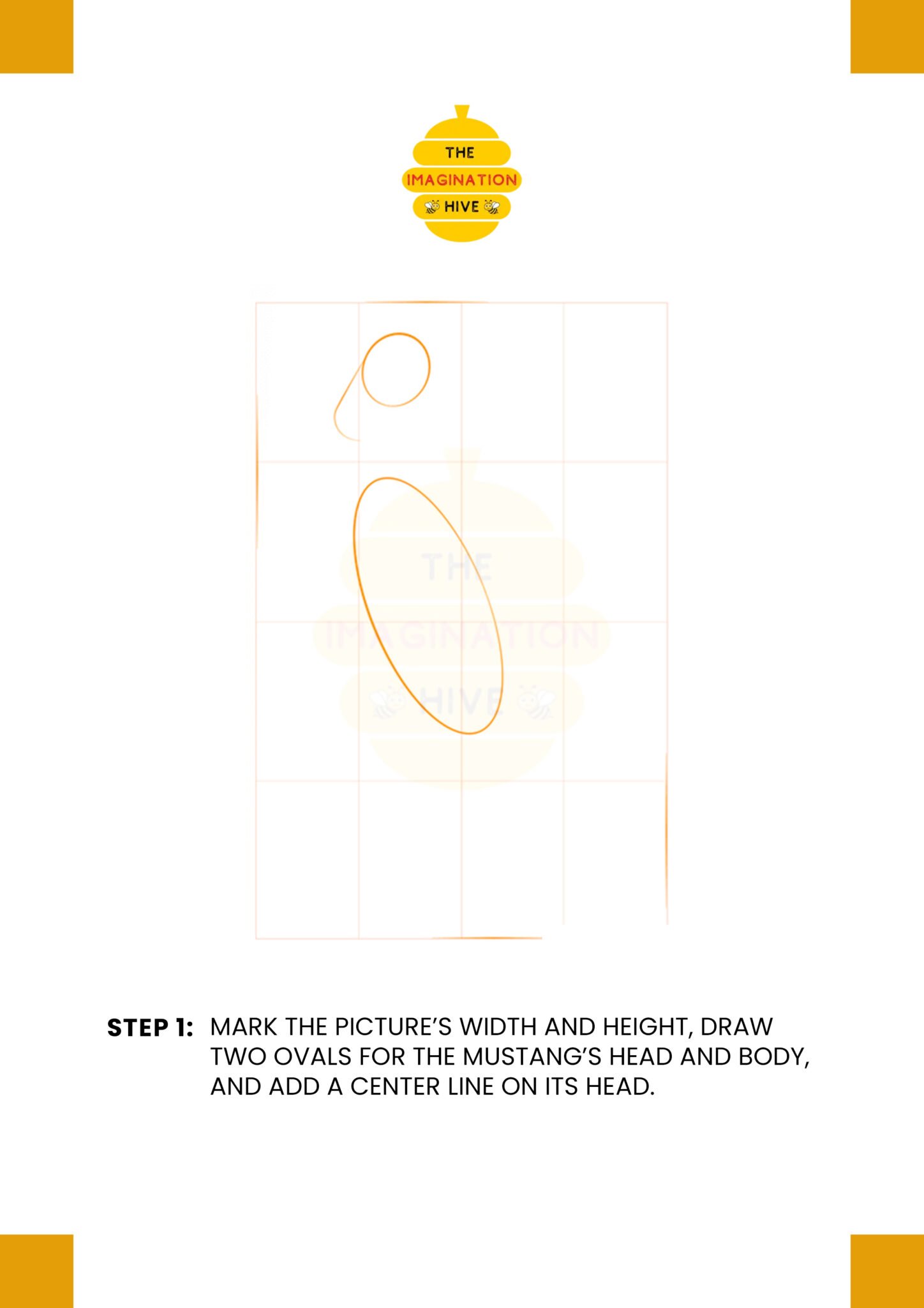 How to Draw a Mustang - The Imagination Hive