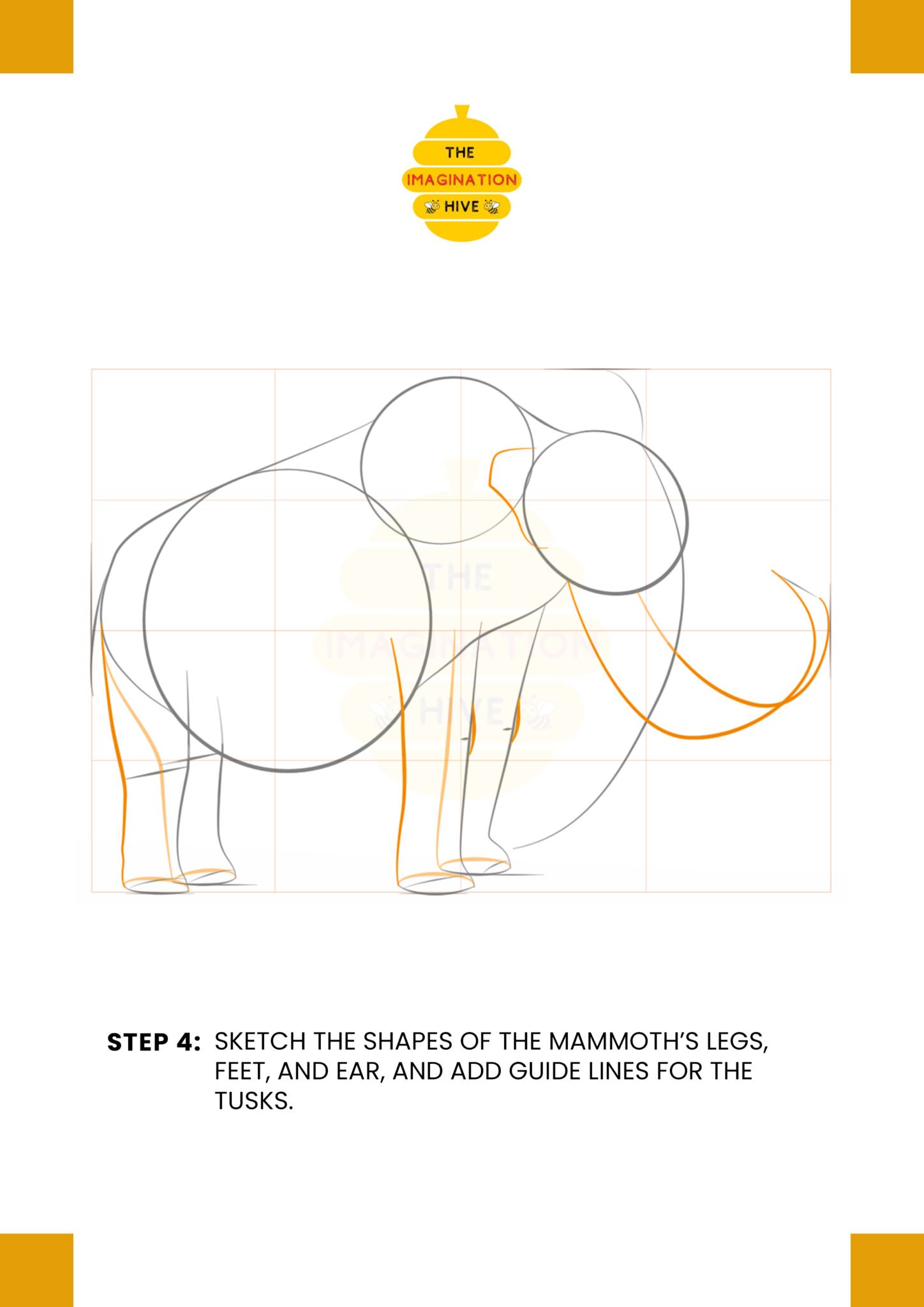 How to Draw a Mammoth – Step by Step - The Imagination Hive