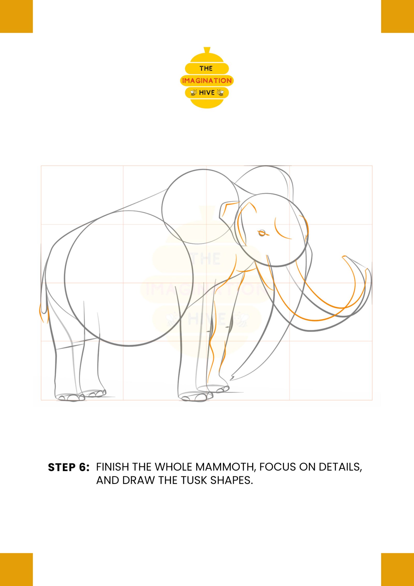 How to Draw a Mammoth – Step by Step - The Imagination Hive