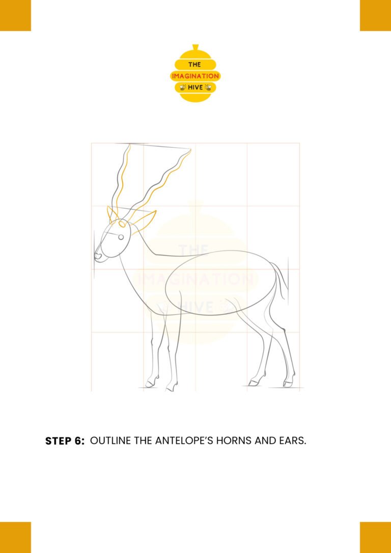 How to Draw an Antelope – Step by Step - The Imagination Hive