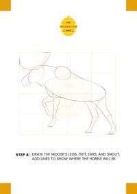 How to Draw a Moose Step by Step - The Imagination Hive